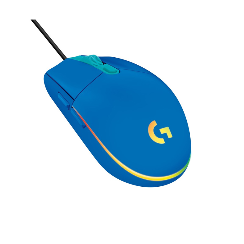 Logitech - G203 LIGHTSYNC Gaming Mouse - Blue - Kimikon